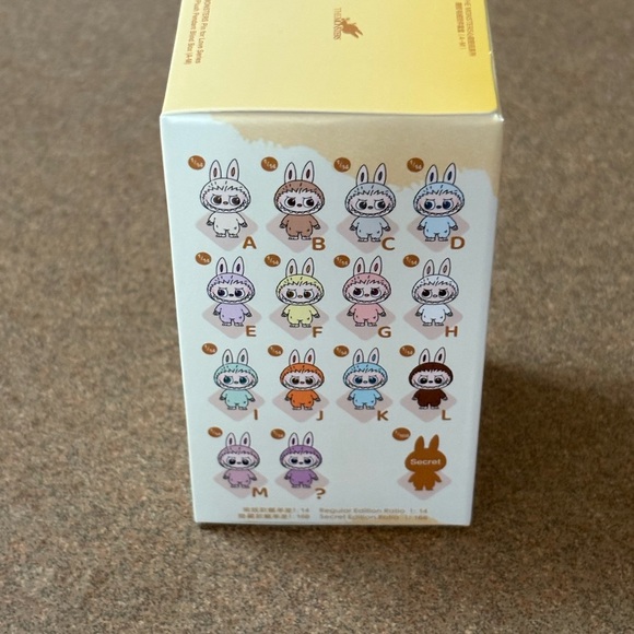 Labubu | Accessories | Nib Pin For Love F Popmart Labubu Yellow Vinyl ...